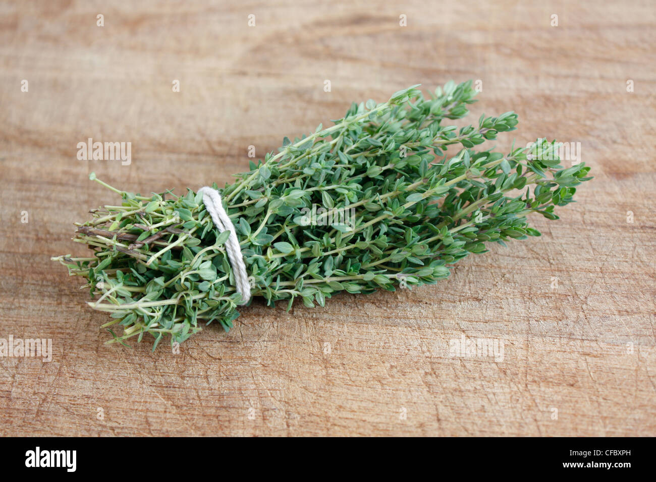 Fresh thyme green sprig hi-res stock photography and images - Alamy