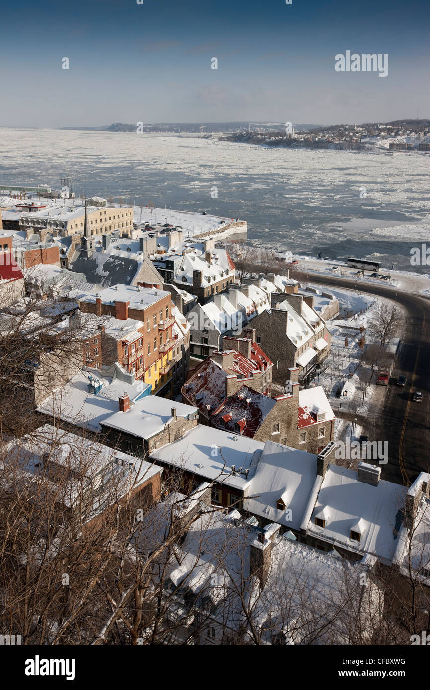 Lower town quebec city winter hi-res stock photography and images - Alamy