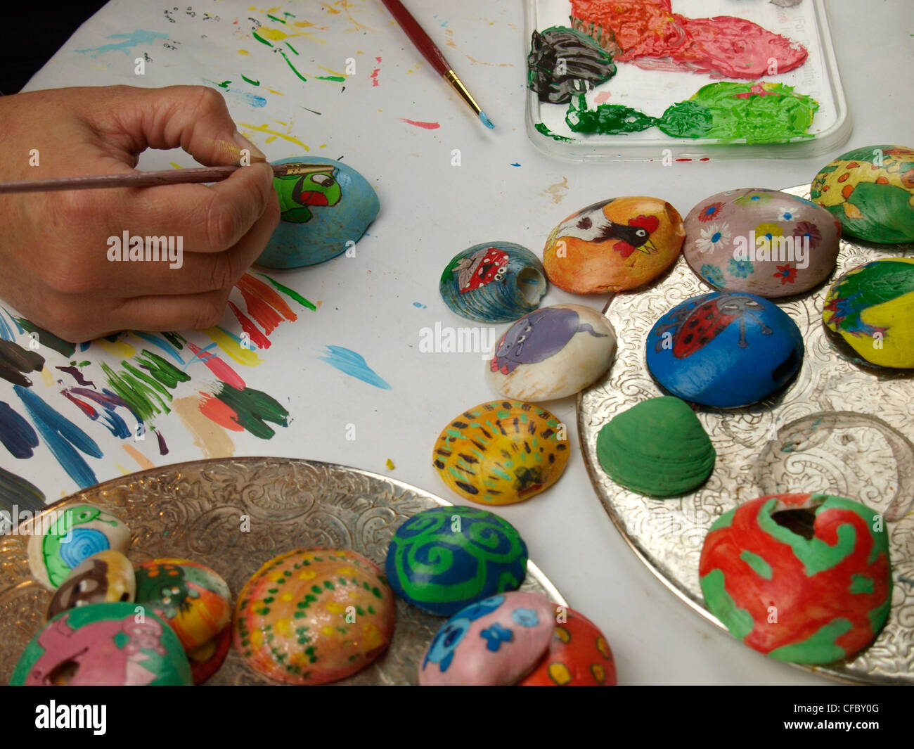 Shells painting hi-res stock photography and images - Alamy