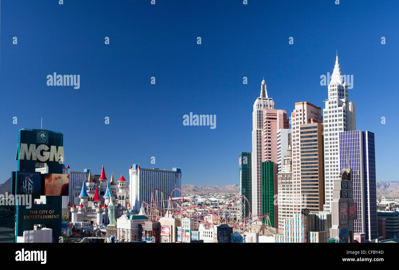 USA, United States, America, Nevada, Las Vegas, City, Strip, MGM, New ...
