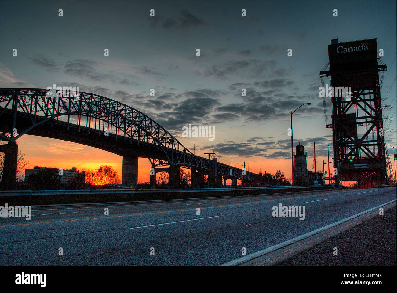 Burlington skyway bridge hi-res stock photography and images - Alamy