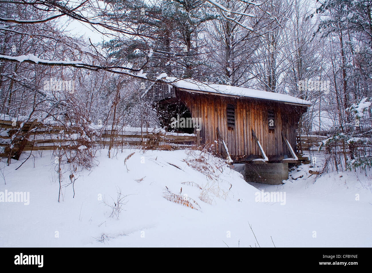 Covered bridge, Westfield Heritage Village, Rockton, Hamilton, Ontario ...