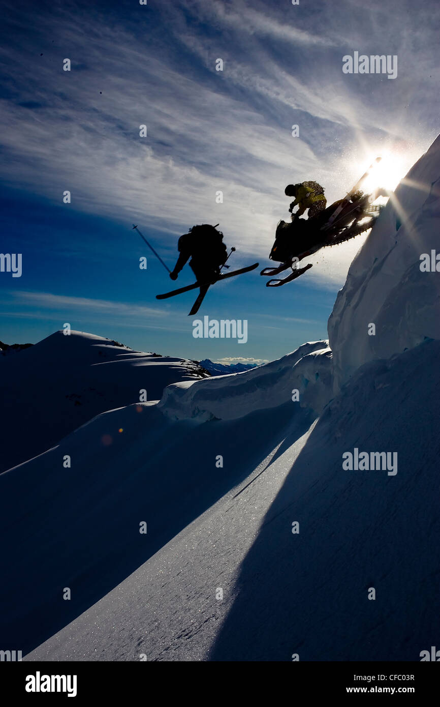 Ski leap jump cornice hi-res stock photography and images - Alamy