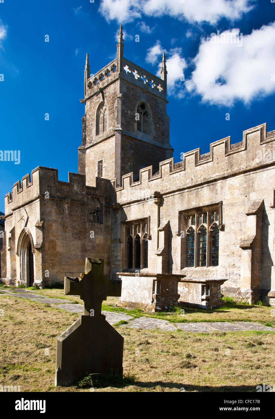 St Mary's Church at Lydiard Tregoze in the grounds of Lydiard Park ...