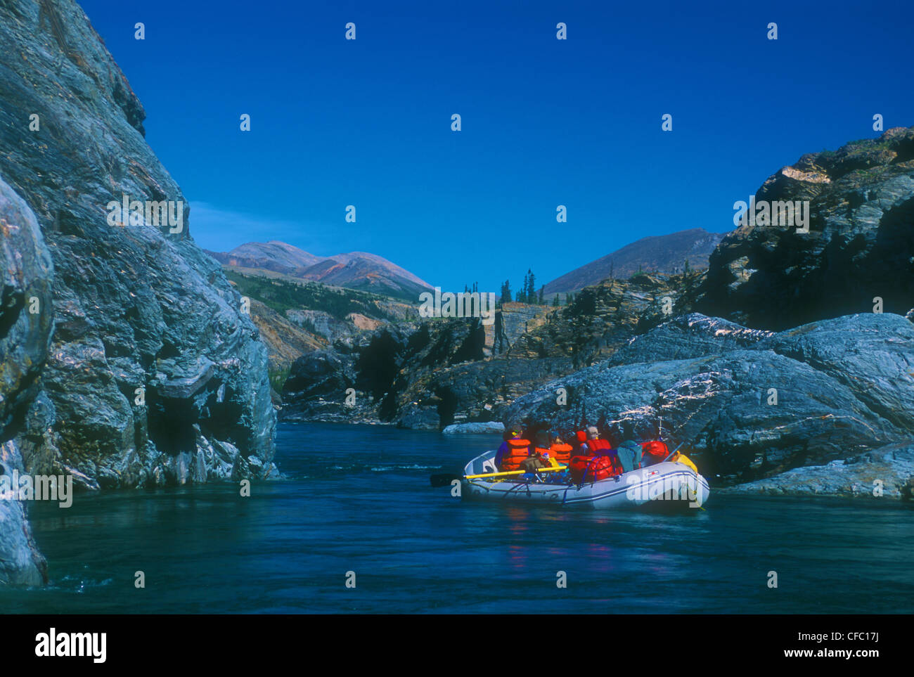 Rafting - Firth River, Yukon. Canada Stock Photo - Alamy