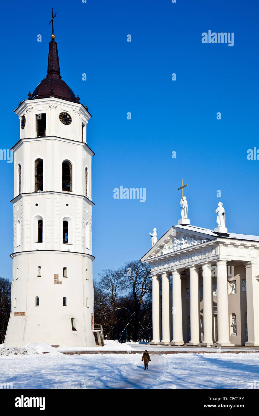 The front of Vilnius Cathedral in Vilnius, Lithuania Stock Photo - Alamy