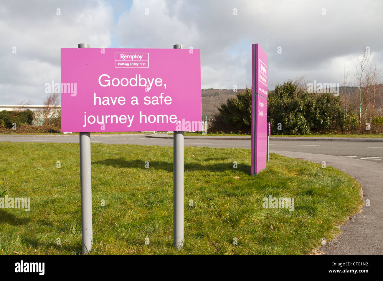 General Views of a Remploy factory and offices in Baglan Enerygy Park ...