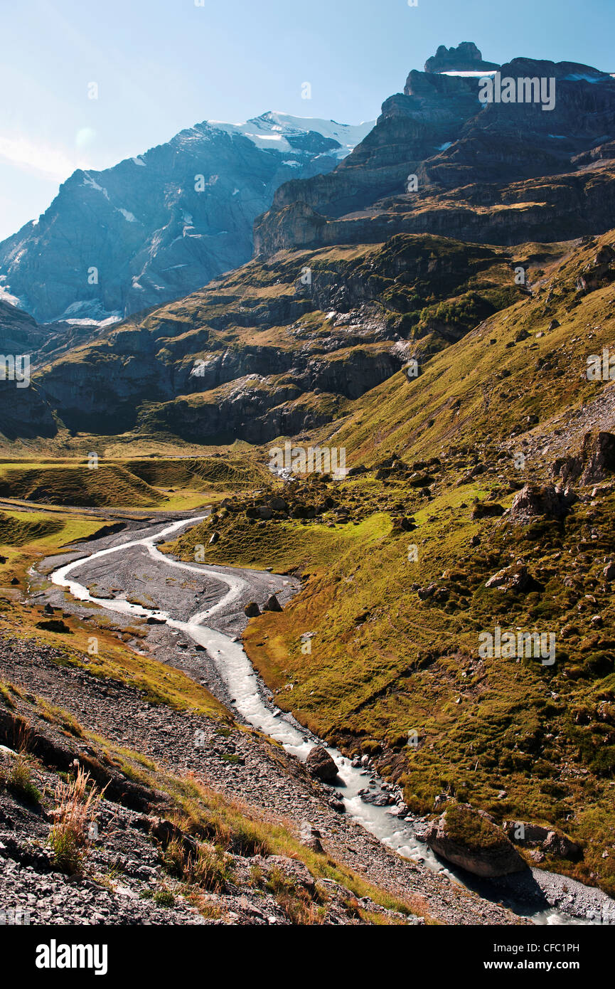 Alps, creek, brook, rivulet, beck, creek, brook, rivulet, mountains ...