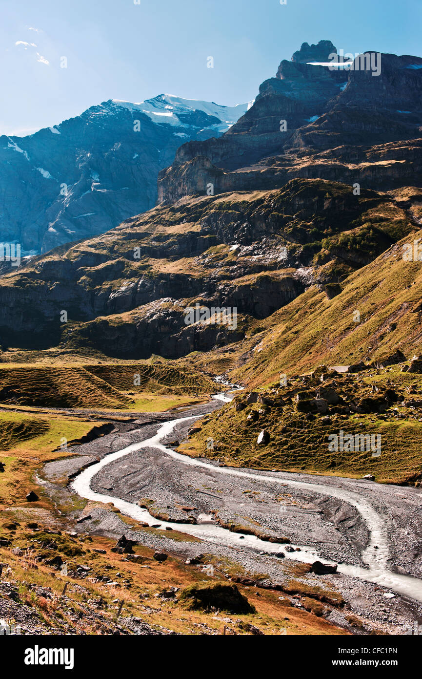 Alps, creek, brook, rivulet, beck, creek, brook, rivulet, mountains ...