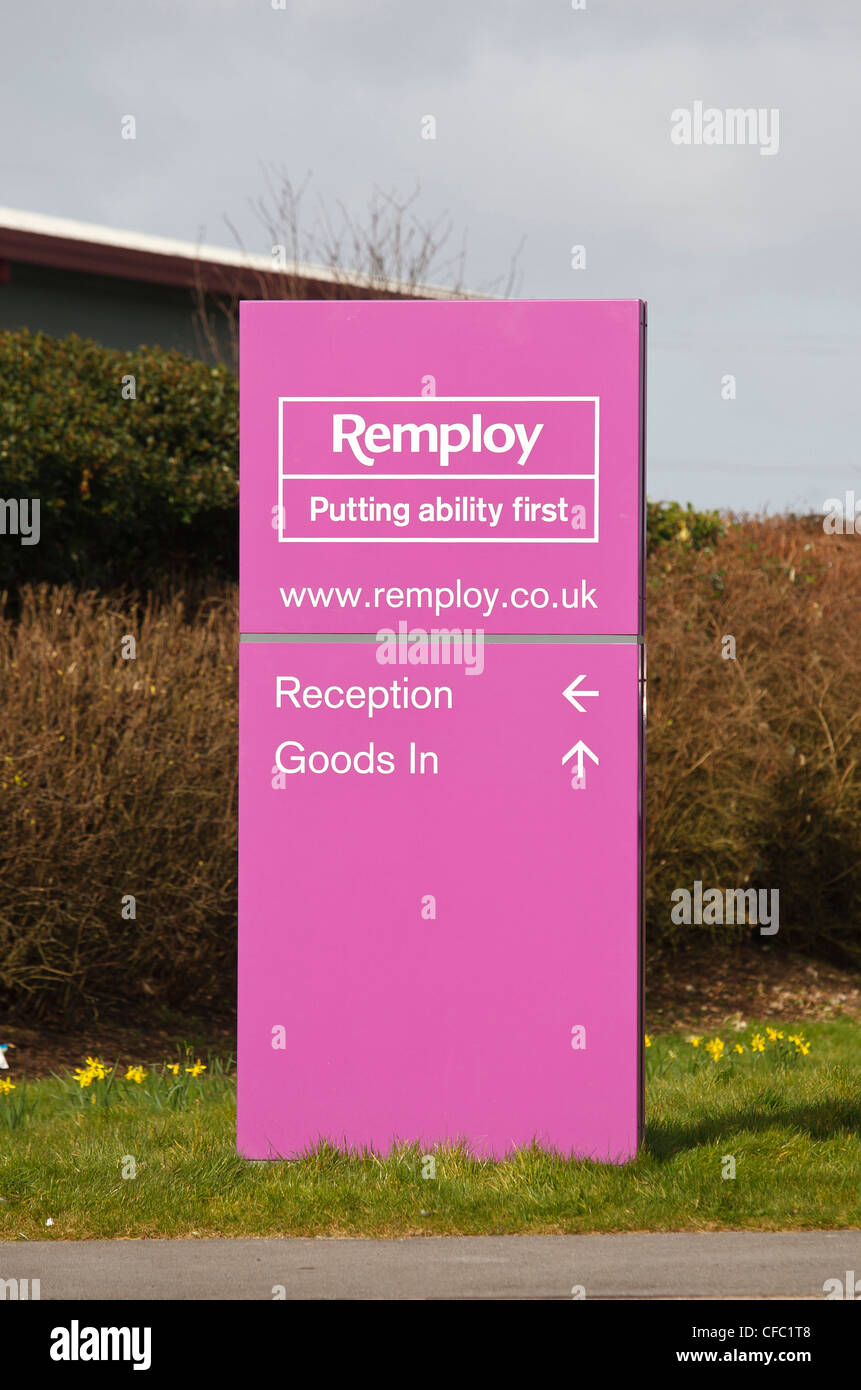 General Views of a Remploy factory and offices in Baglan Enerygy Park ...