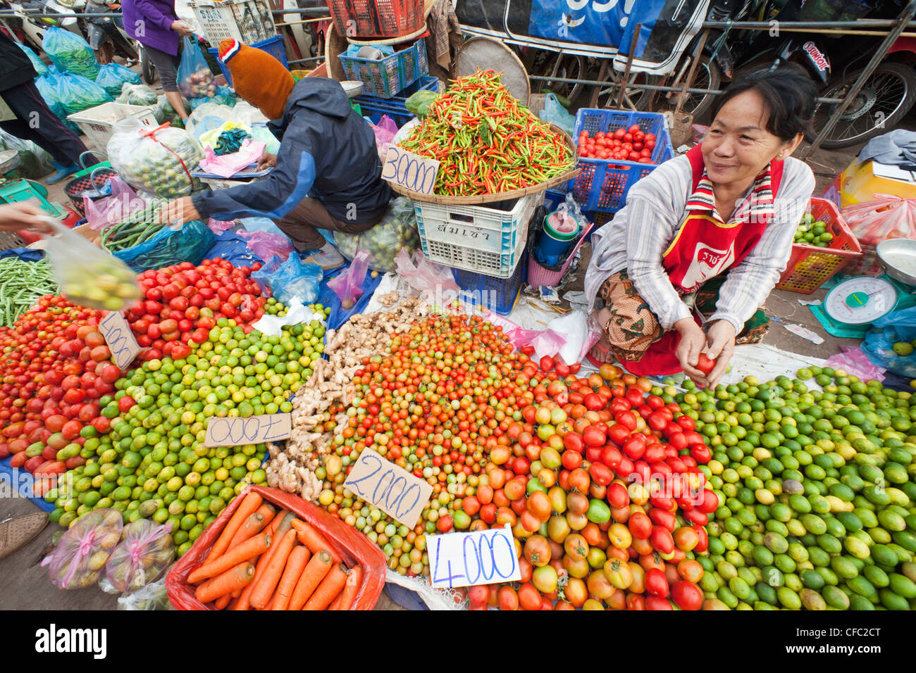 Laos, Vientiane, The Morning Market Stock Photo: 43905928 - Alamy
