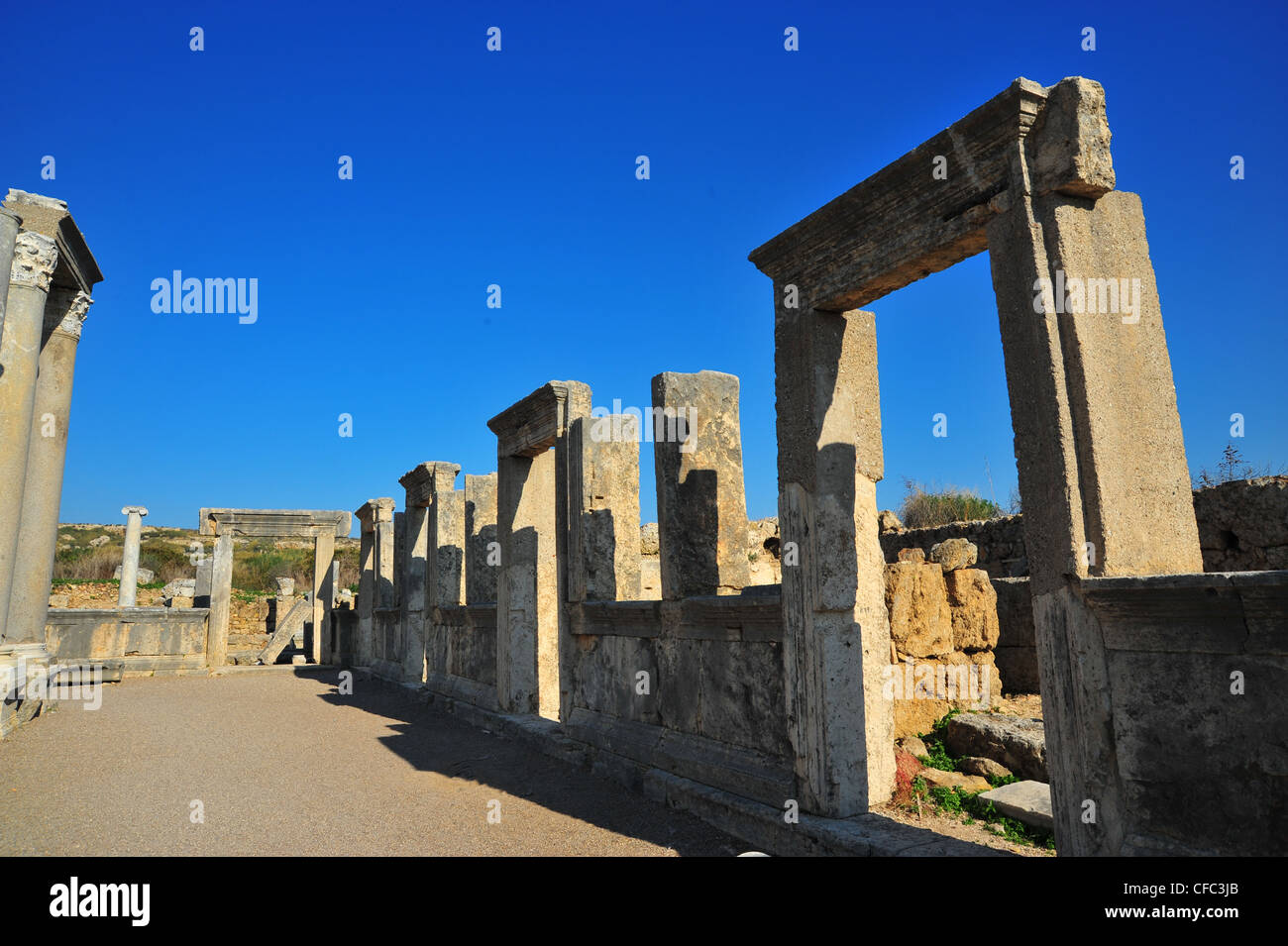 Images of the ancient city of Perge in the Antalya area of Turkey Stock ...