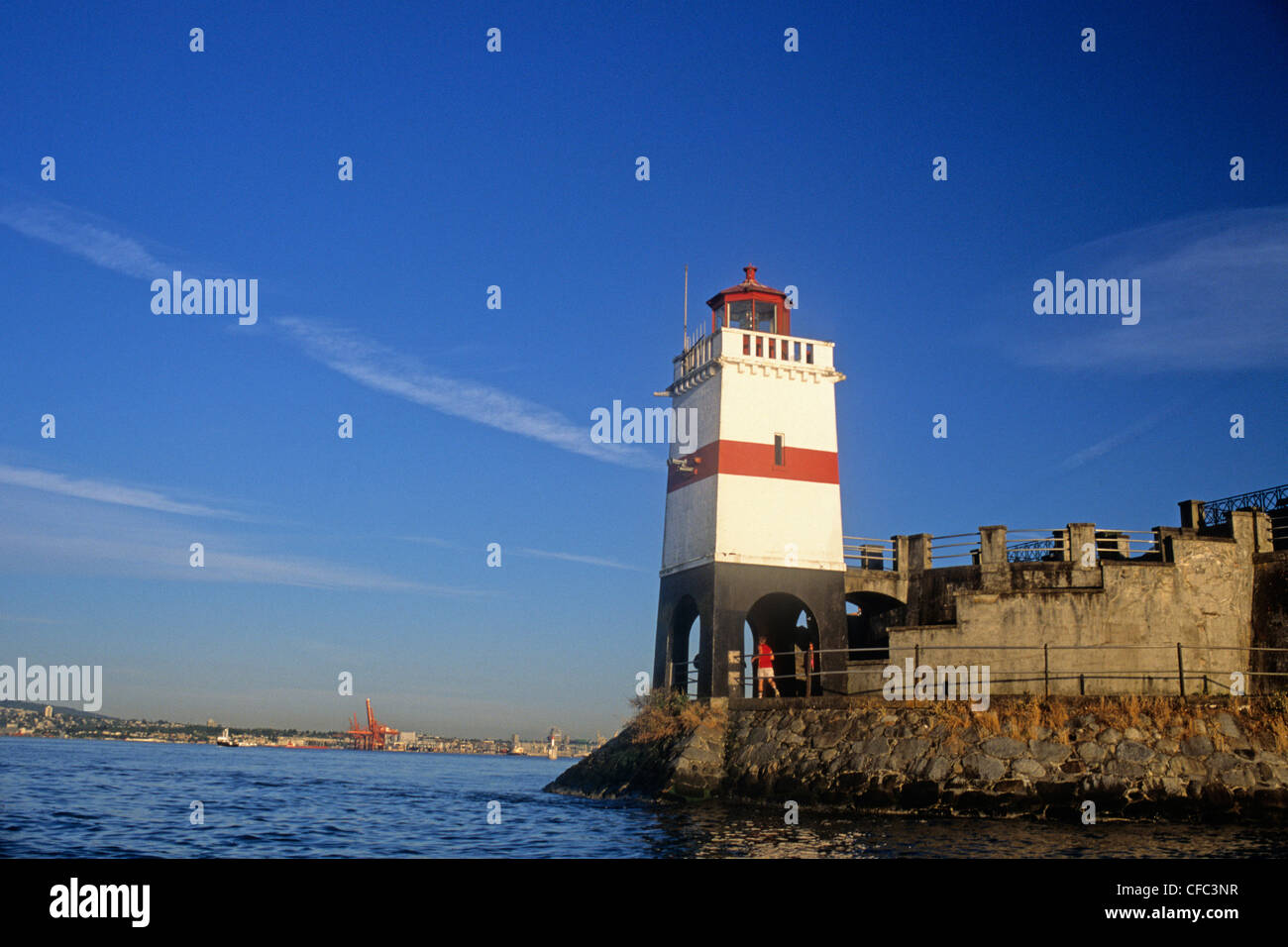 Brockton Point Light, Stanley Park, Vancouver, British Columbia, Canada ...