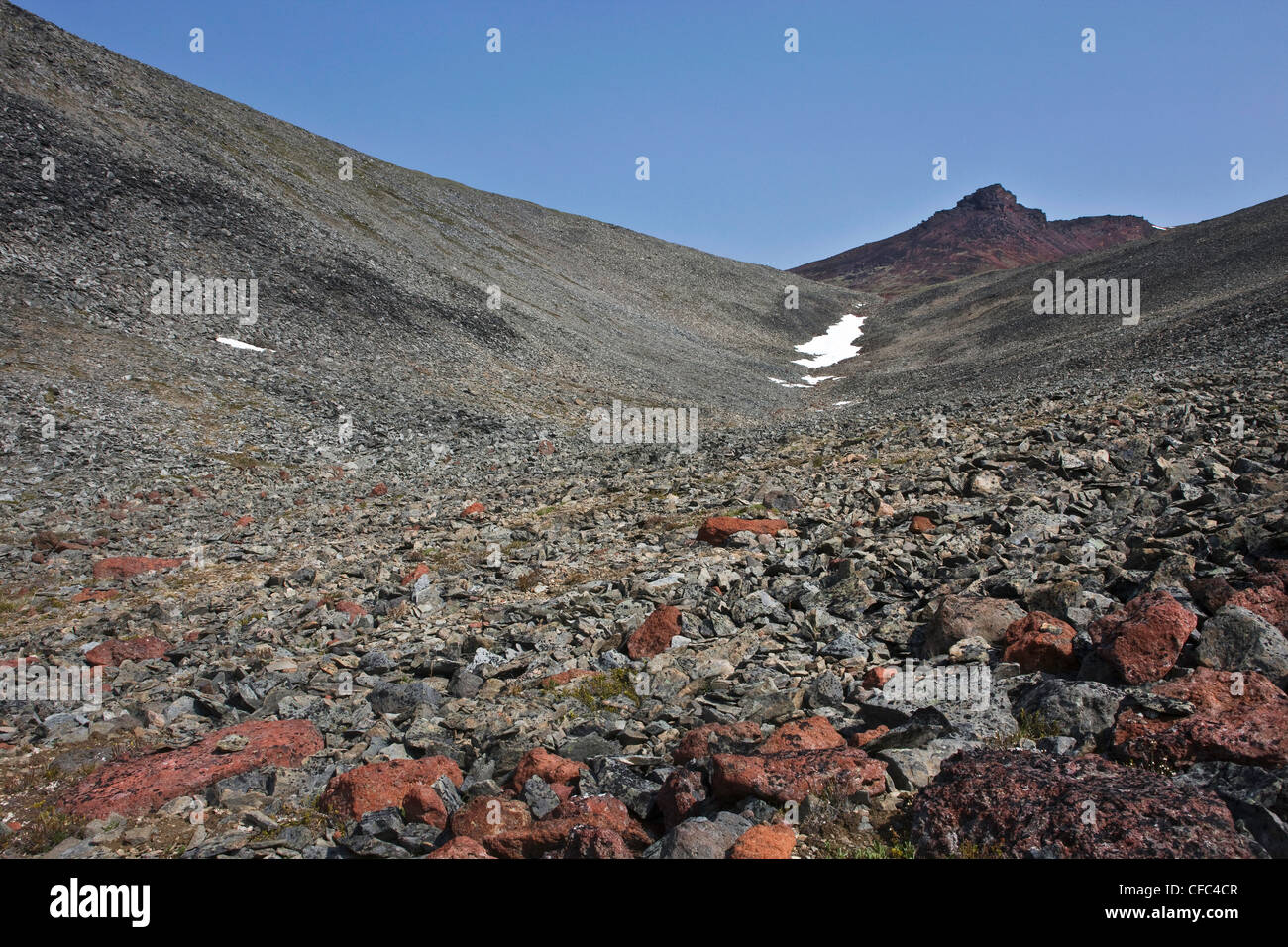 Volcanic landscape in the Itcha Mountains of British Columbia Canada ...