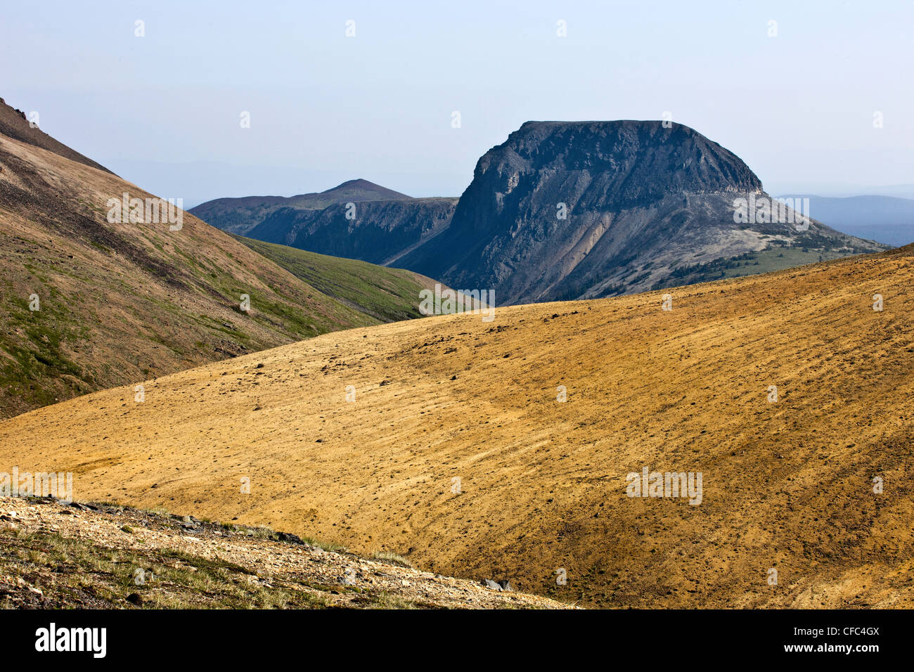 Volcanic landscape in the Itcha Mountains British Columbia Canada Stock ...