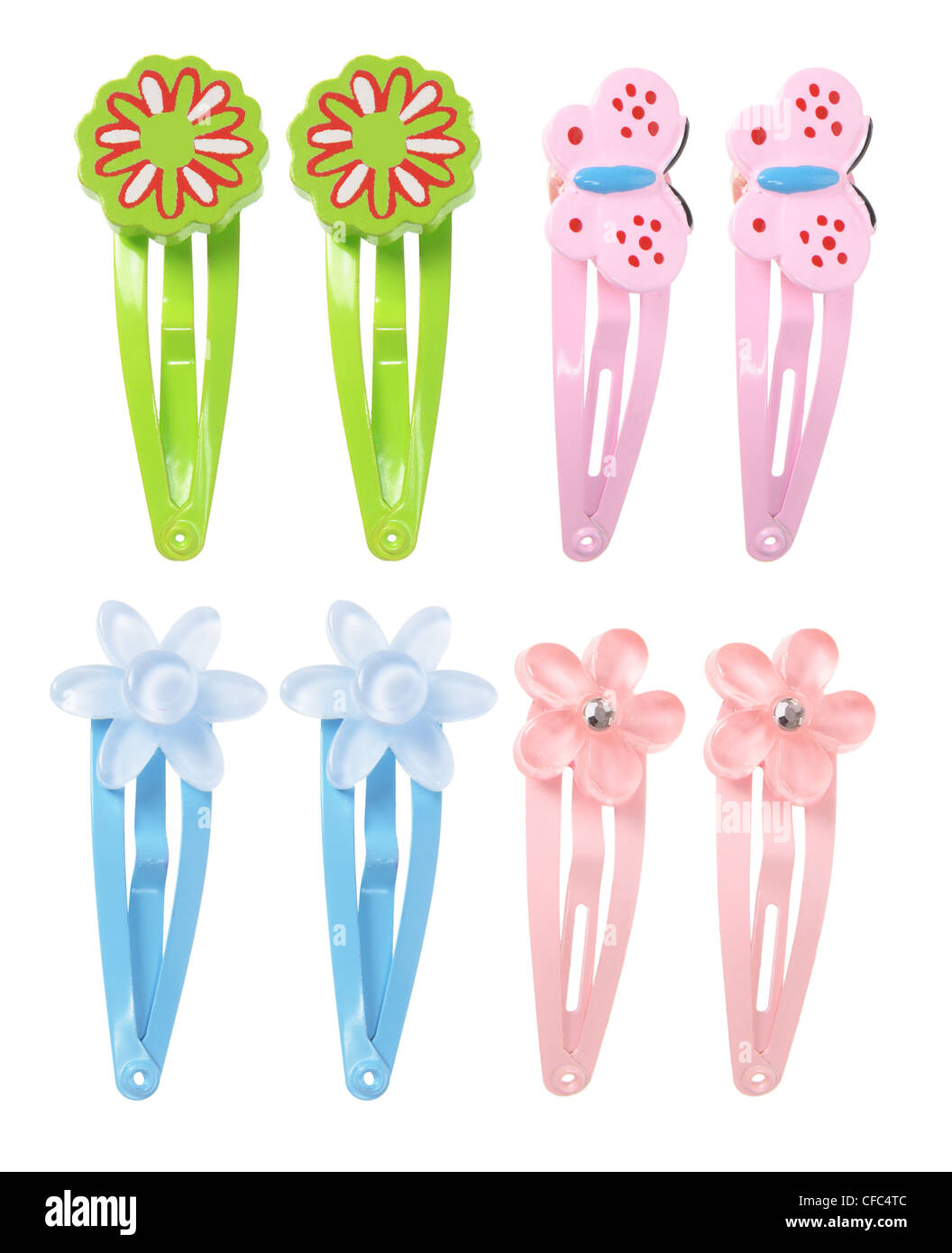 Metal hair clips hi-res stock photography and images - Alamy