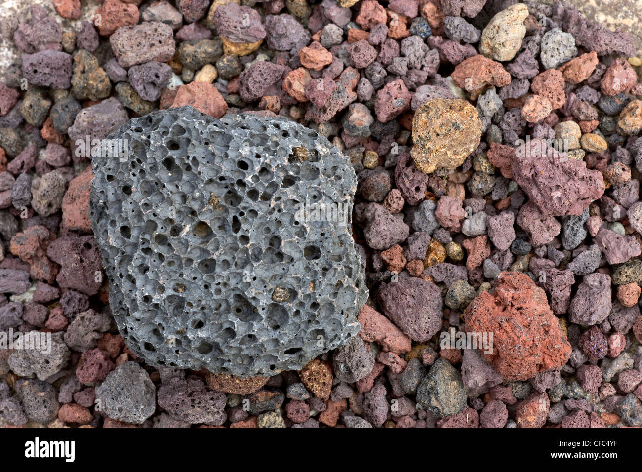 Volcanic rocks in the Itcha Mountains British Columbia Canada Stock ...