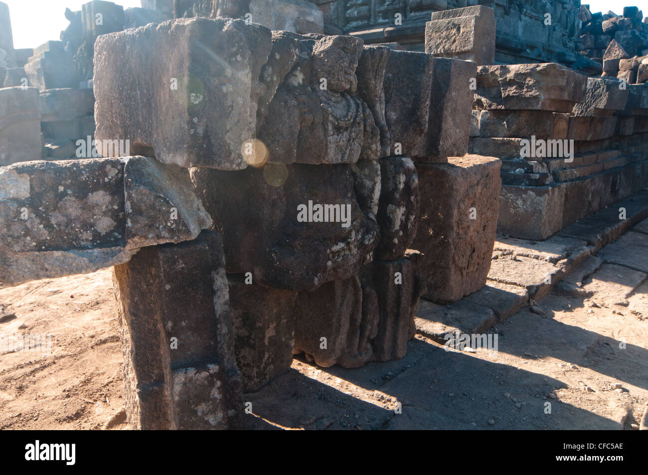 Bas-reliefs of Prambanan temple, Indonesia, Java, Yogyakarta Stock ...