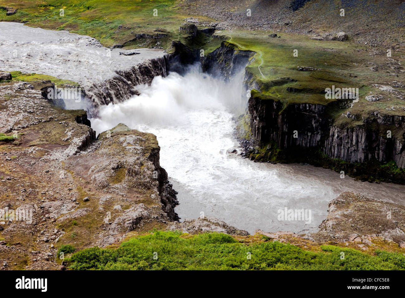Hafragilsfoss Waterfall, Iceland Stock Photo - Alamy