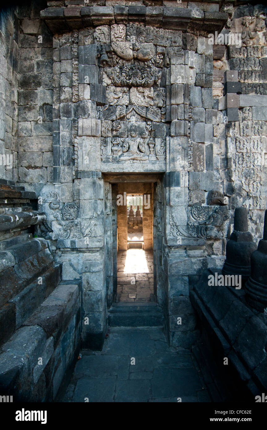 Bas-reliefs of Prambanan temple, Indonesia, Java, Yogyakarta Stock ...