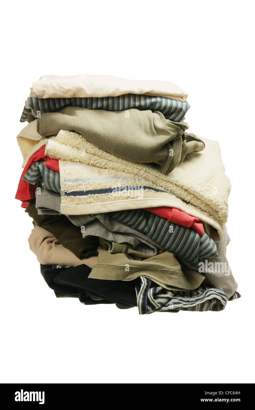 Pile of Laundry Stock Photo - Alamy