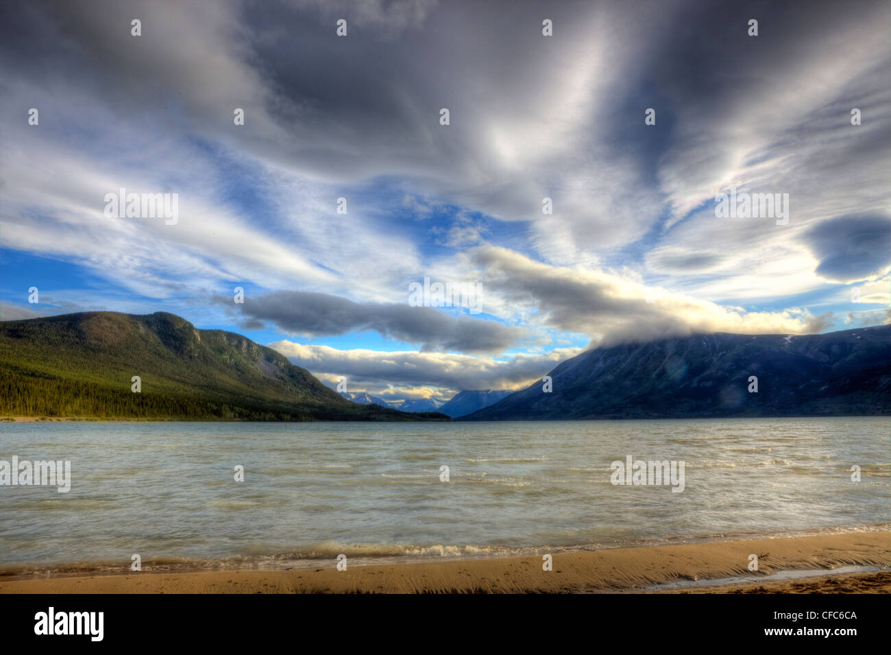 Hdr view of bennett lake hi-res stock photography and images - Alamy