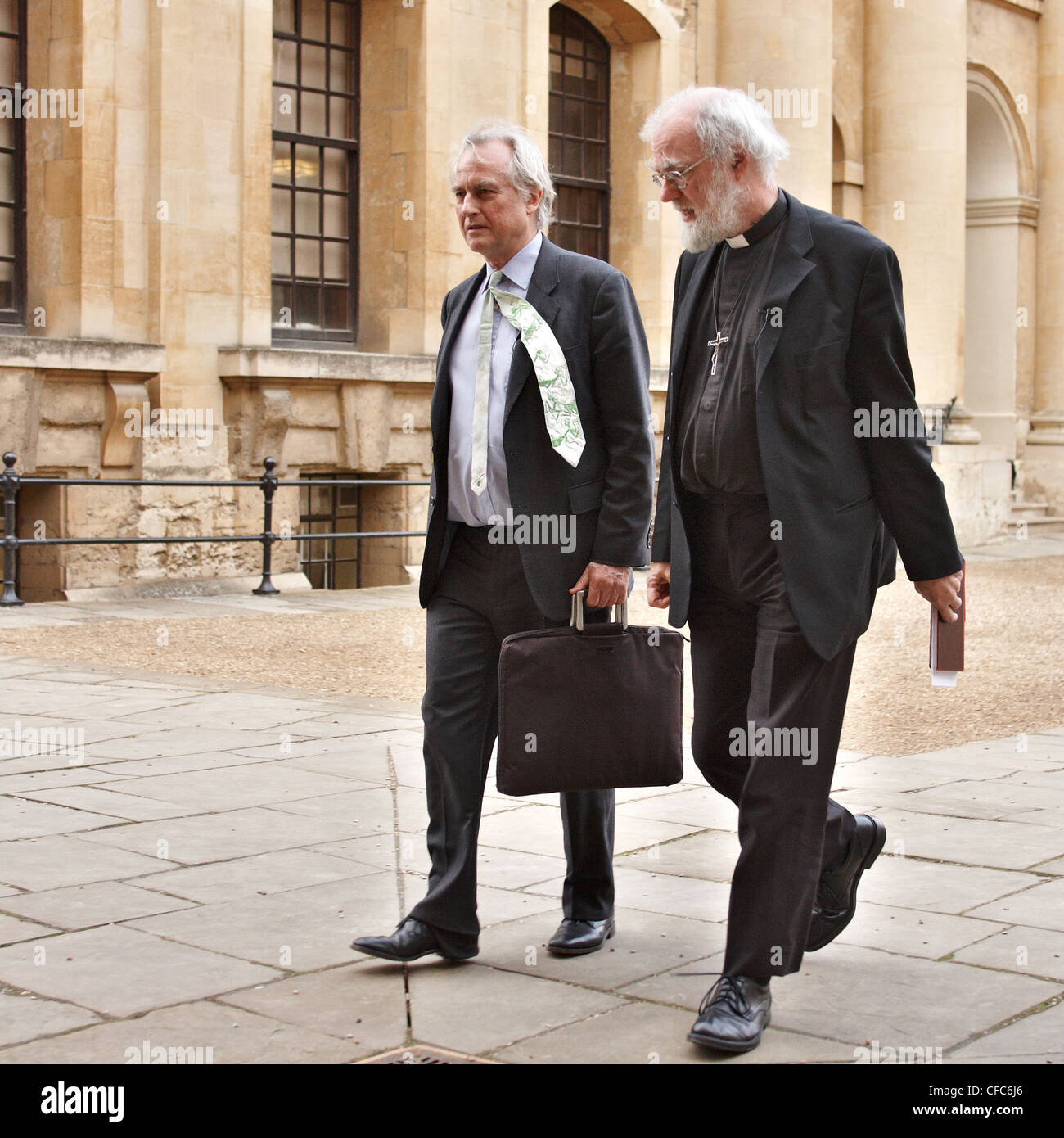 Archbishop of Canterbury Rowan Williams (right) & Professor Richard ...