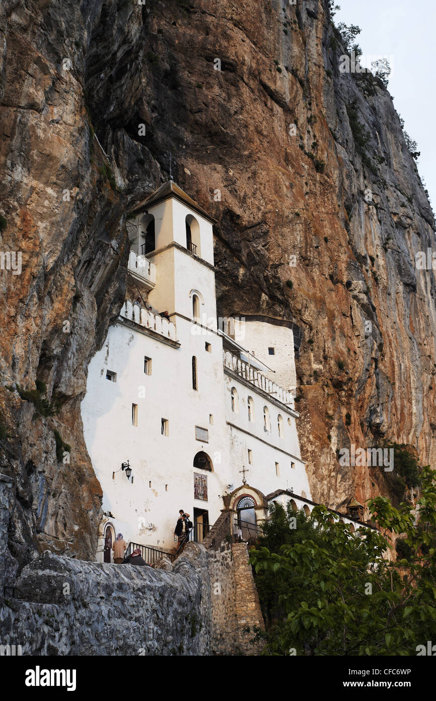 Ostrog Monastery at a rock face, Montenegro, Europe Stock Photo - Alamy