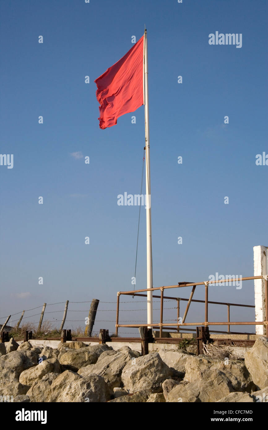 army live firing range at hythe on the kent coast Stock Photo - Alamy