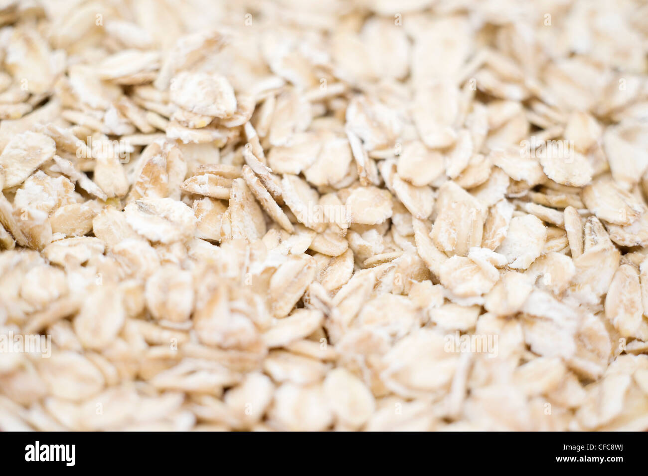 A close up image of dry porridge oats Stock Photo - Alamy