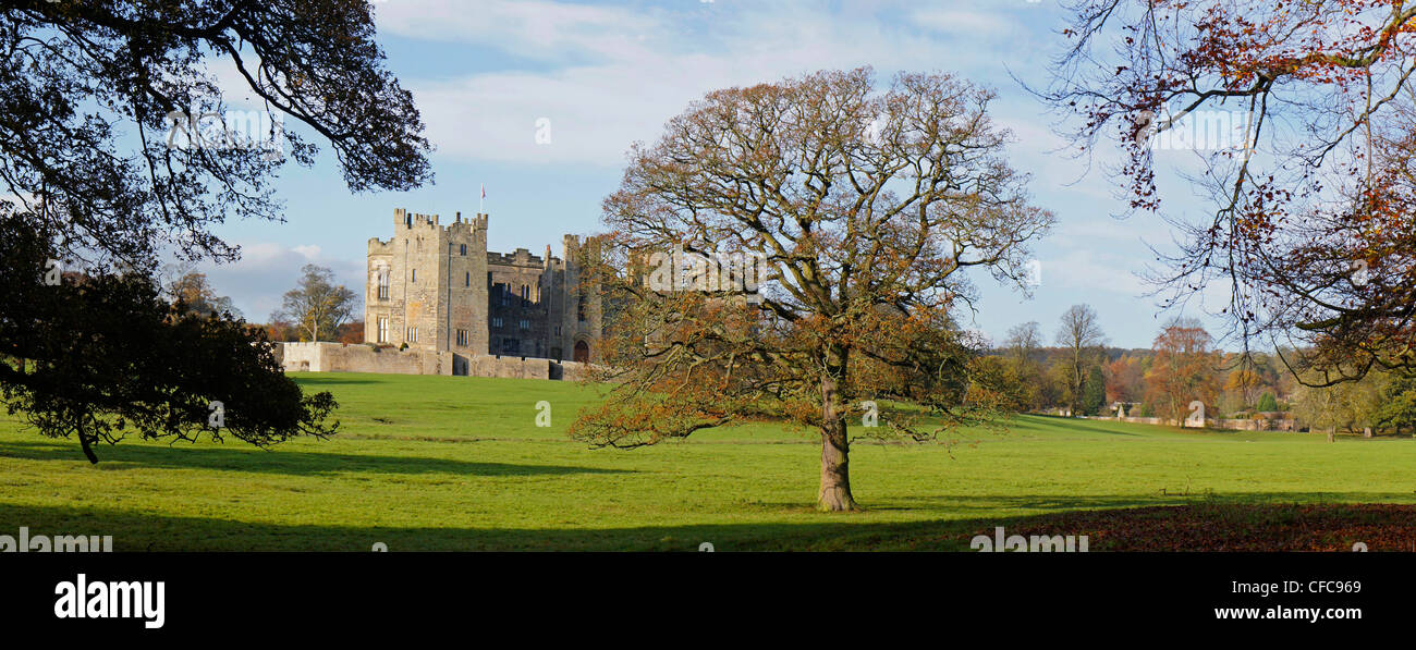 Panorama, Raby Castle, County Durham, England Stock Photo - Alamy