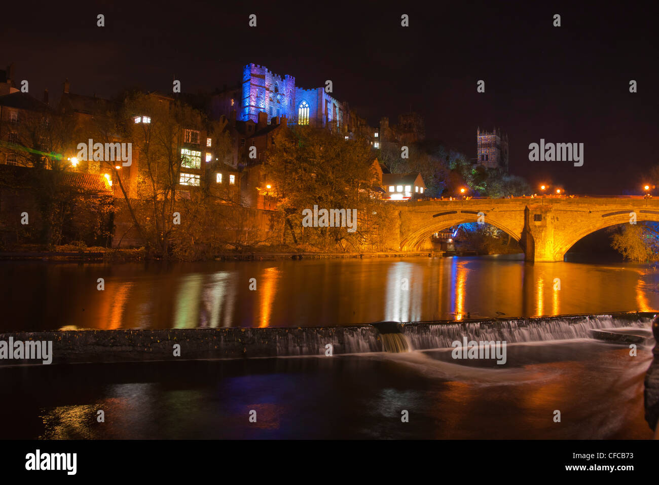 Durham cathedral at night hi-res stock photography and images - Alamy
