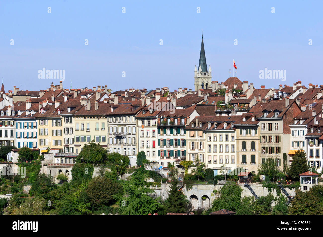 Bern, Switzerland, old town, city, buildings, roofs Stock Photo - Alamy