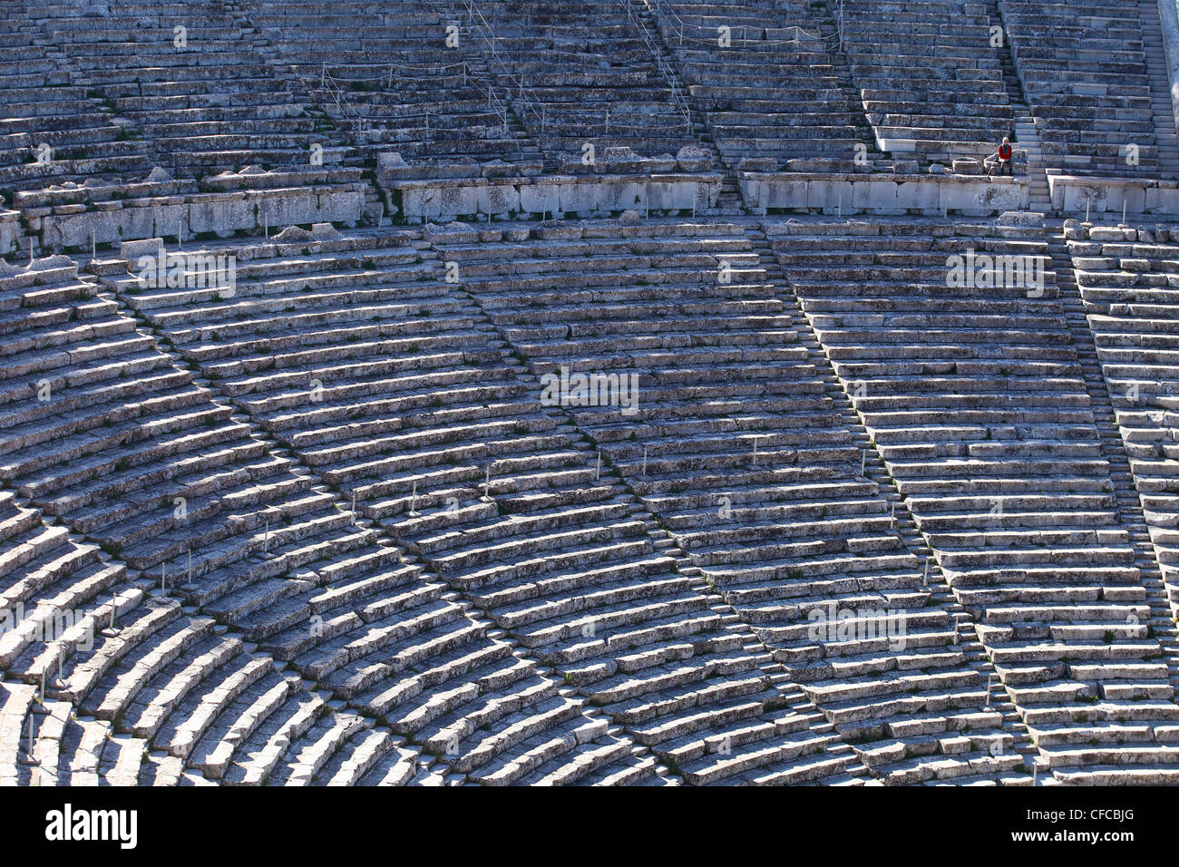 Amphitheatre of Epidaurus, Peloponnes, Greece Stock Photo - Alamy