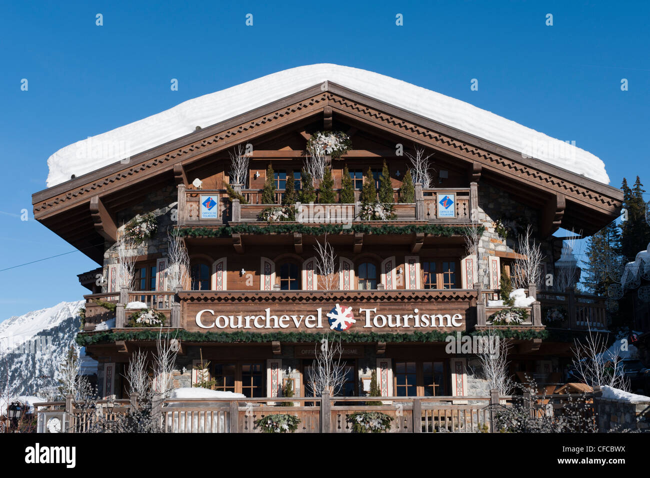 The Tourist information office at Courchevel 1850 ski resort Three ...