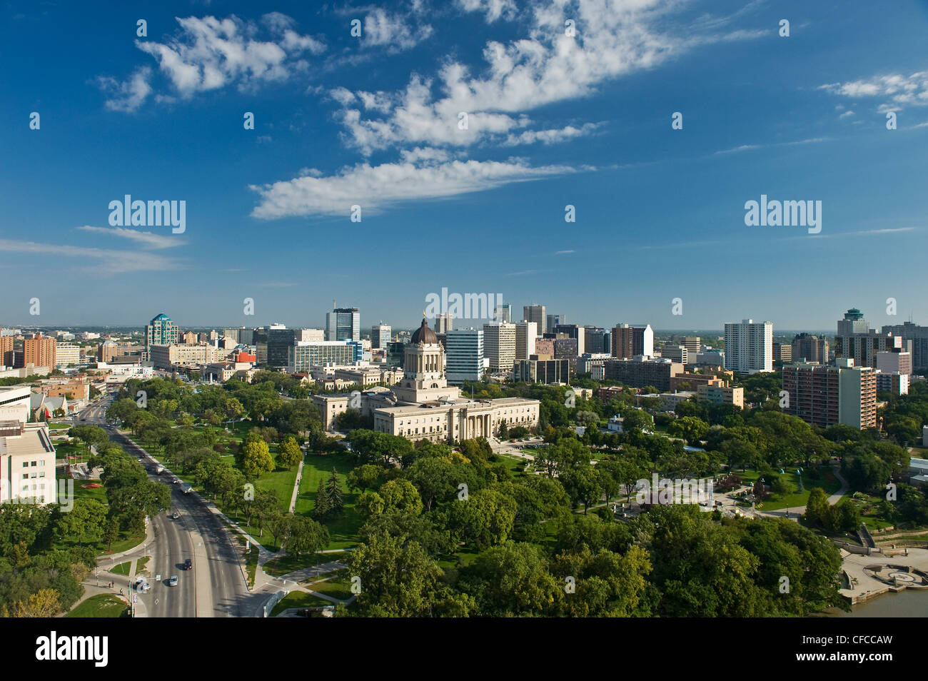 Winnipeg city skyline golden hi-res stock photography and images - Alamy