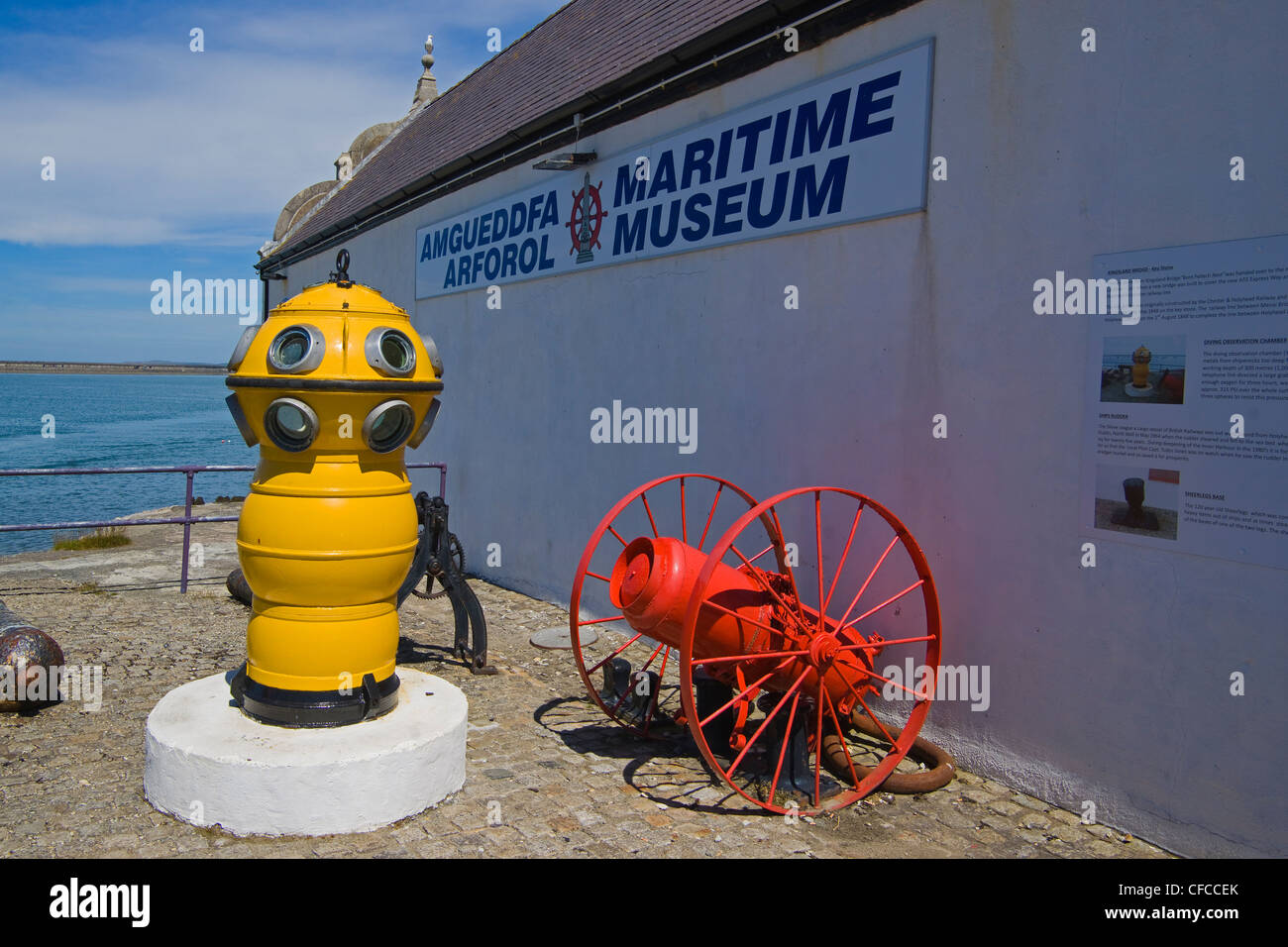 Holyhead Maritime Museum, Anglesey, North Wales, UK Stock Photo - Alamy
