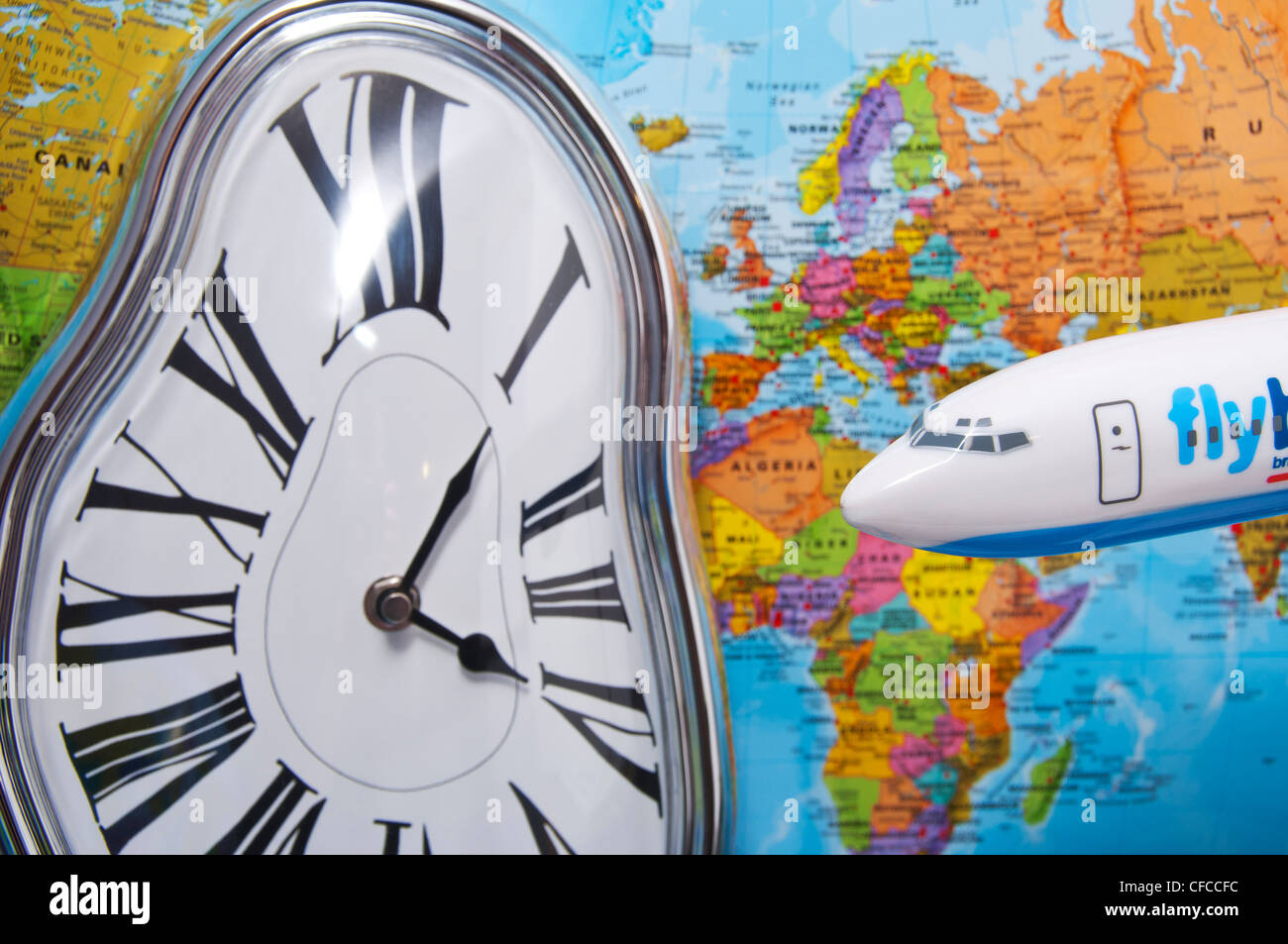 Jet lag time zones hi-res stock photography and images - Alamy