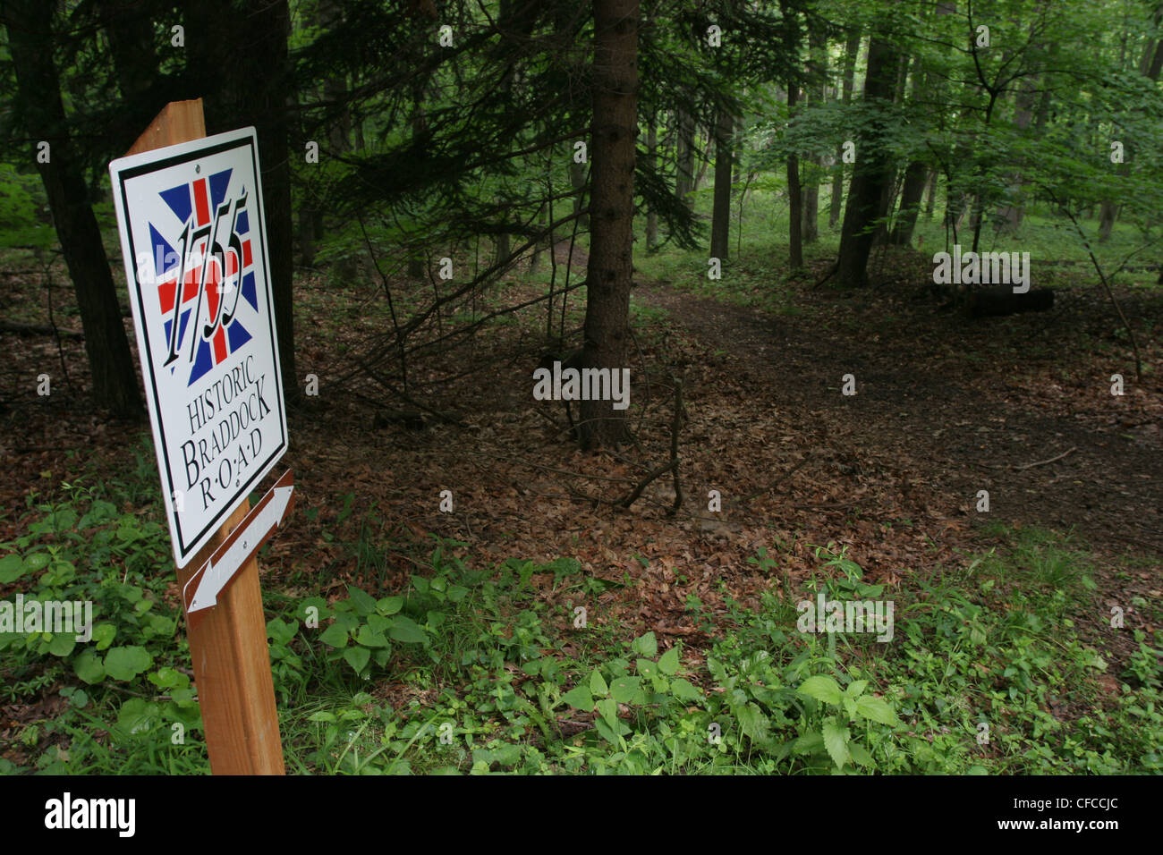 Braddock Road Fort Necessity National Battlefield southwestern ...