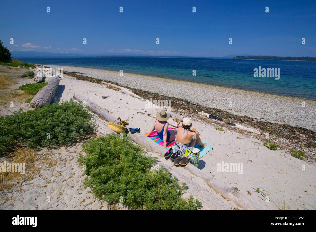 Smelt Bay, Cortes Island, Discovery Island's, British Columbia, Canada ...