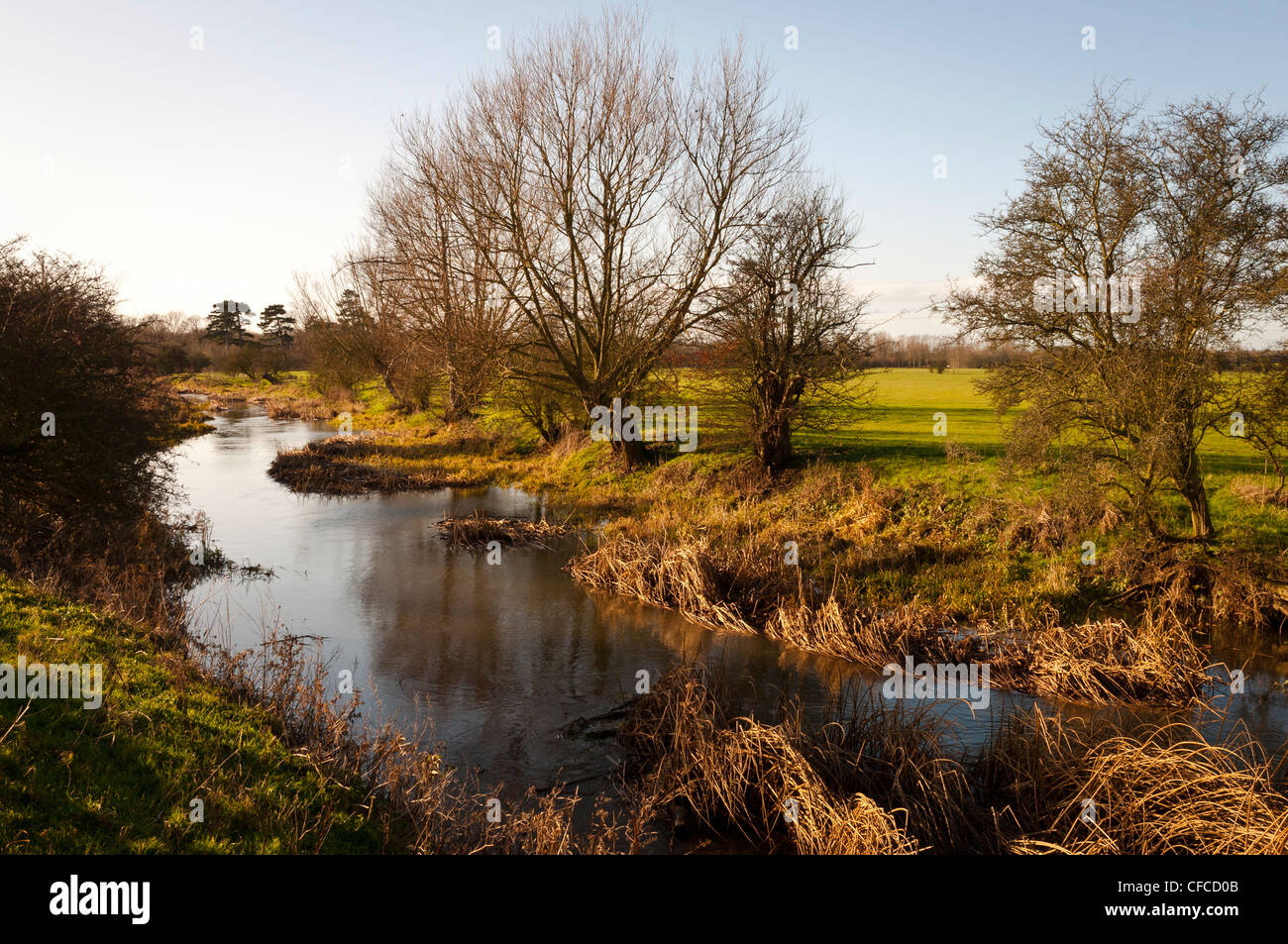 River Great Ouse near Stony Stratford, Milton Keynes, and Cosgrove ...