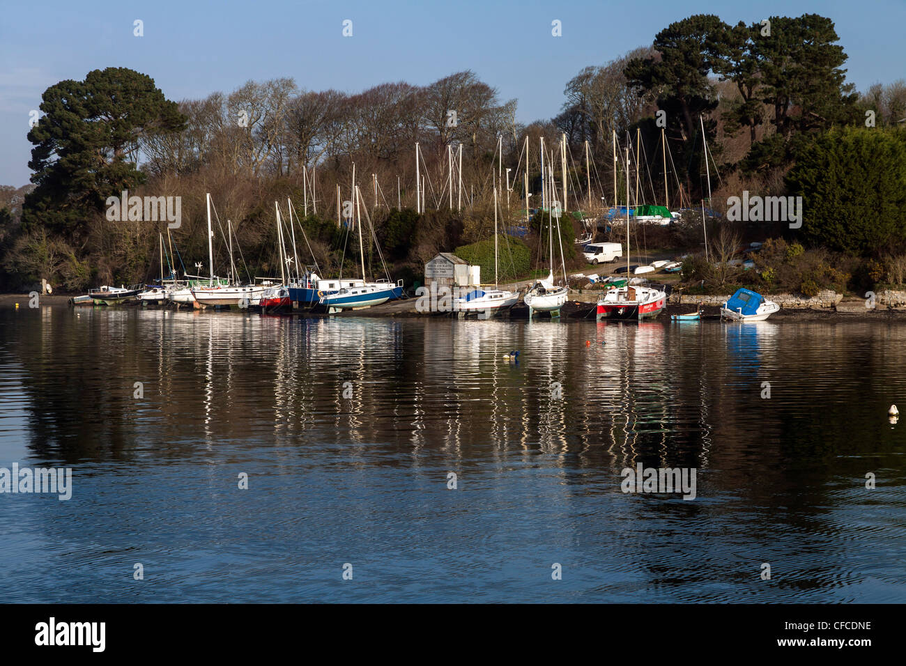 Falmouth harbour hi-res stock photography and images - Alamy