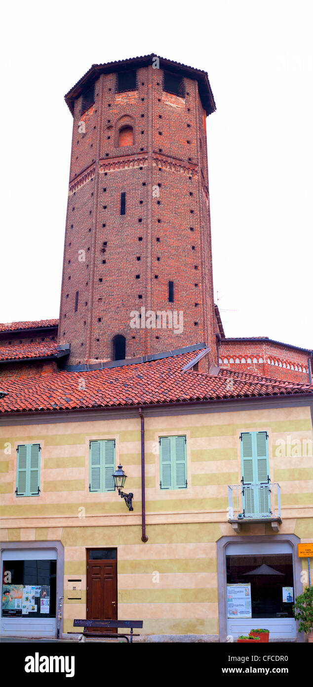 Medieval Palace in Vercelli Stock Photo - Alamy