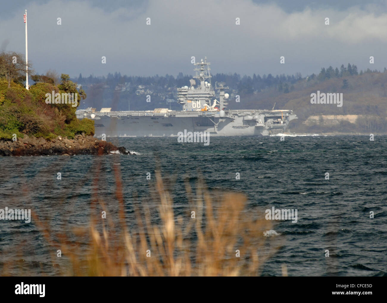 BREMERTON (MARCH 5, 2012) Nimitz departed Naval Base Kitsap-Bremerton ...