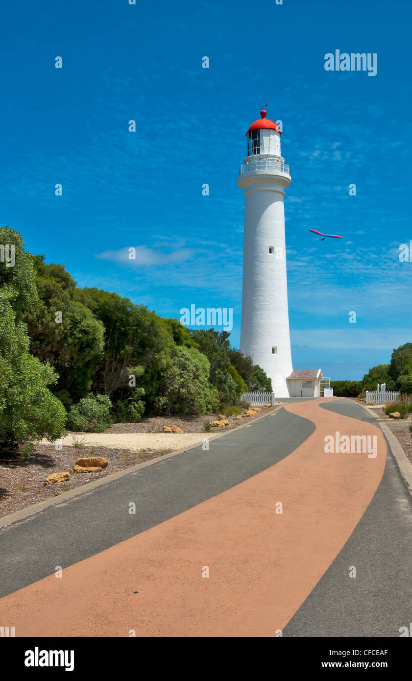 The Great Ocean Road Split Point lighthouse Victoria Australia Stock ...