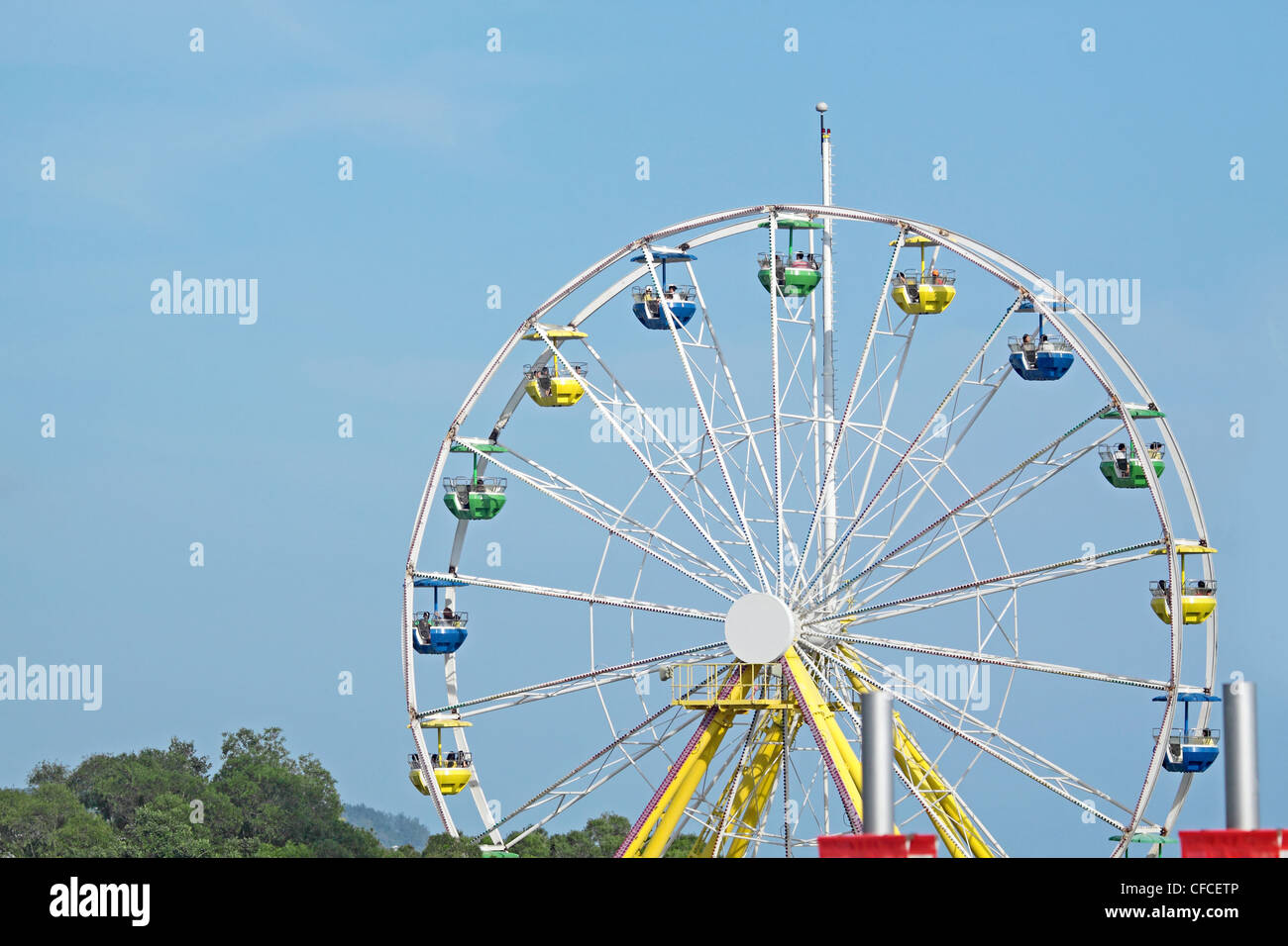 Amusement park rides Stock Photo - Alamy