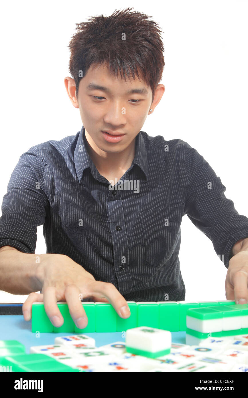 Happy mahjong china hi-res stock photography and images - Alamy