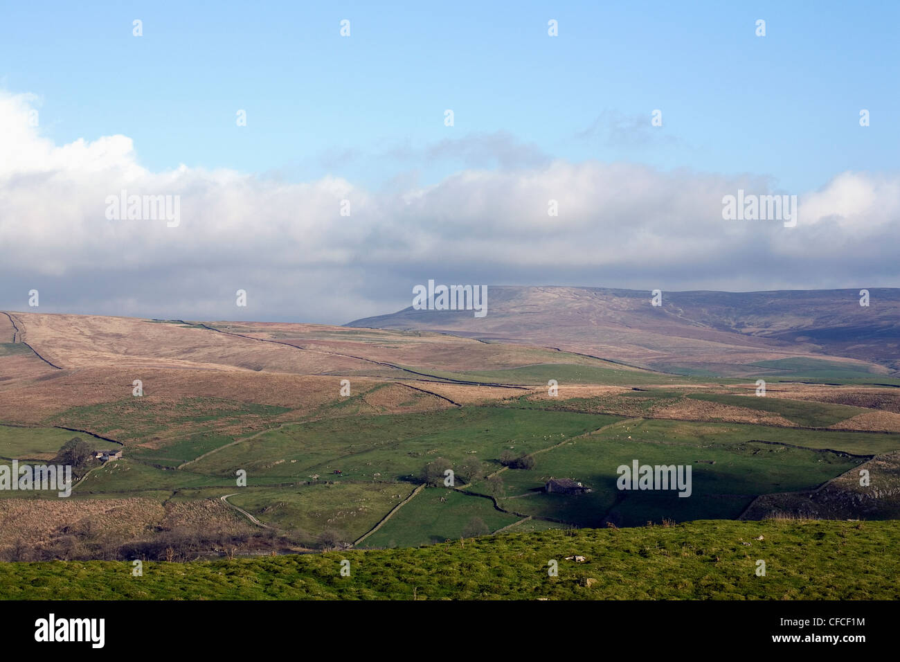 Knowe Fell Stainforth Yorkshire Dales England Stock Photo - Alamy