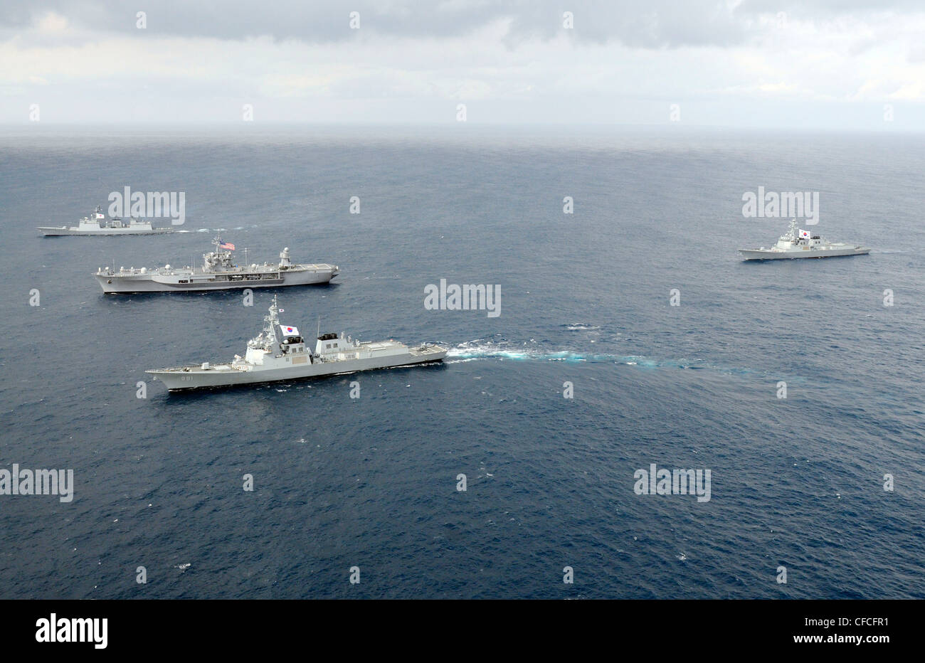 SEA OF JAPAN (March 6, 2012) The U.S. 7th Fleet flagship USS Blue Ridge ...