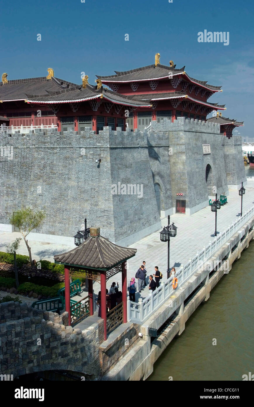 CHINA - MACAU SAR Fisherman's Wharf - Tang Dynasty fort Stock Photo - Alamy